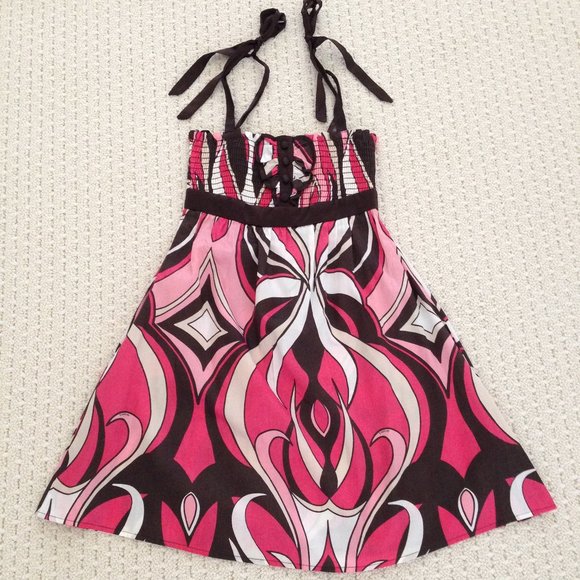 bebe | Dresses | Bebe Smocked Mini Dress With Selftie Shoulder Straps ...